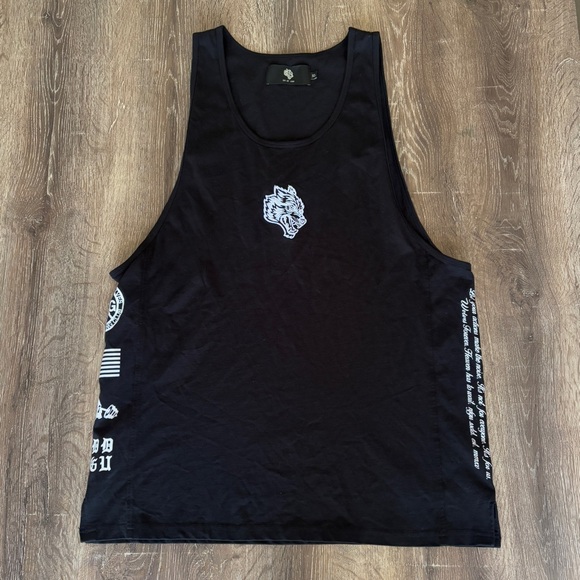 Darc Sport | Shirts | Darc Sport Badass Wolf Luxury Art Tank Top | Poshmark